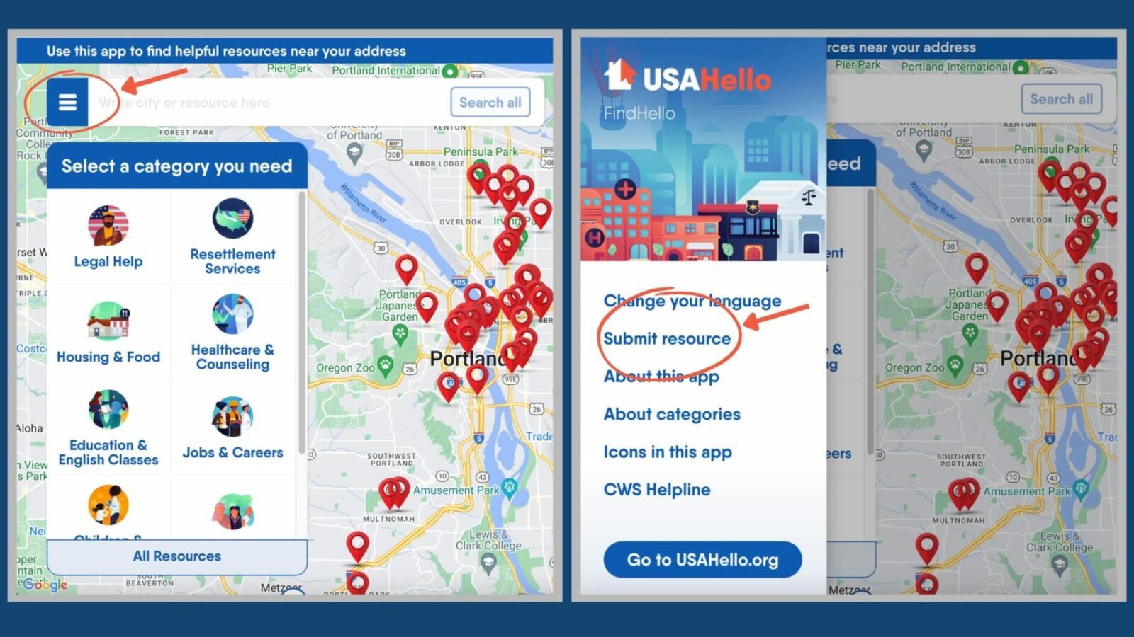 Find resources for immigrants & refugees | FindHello